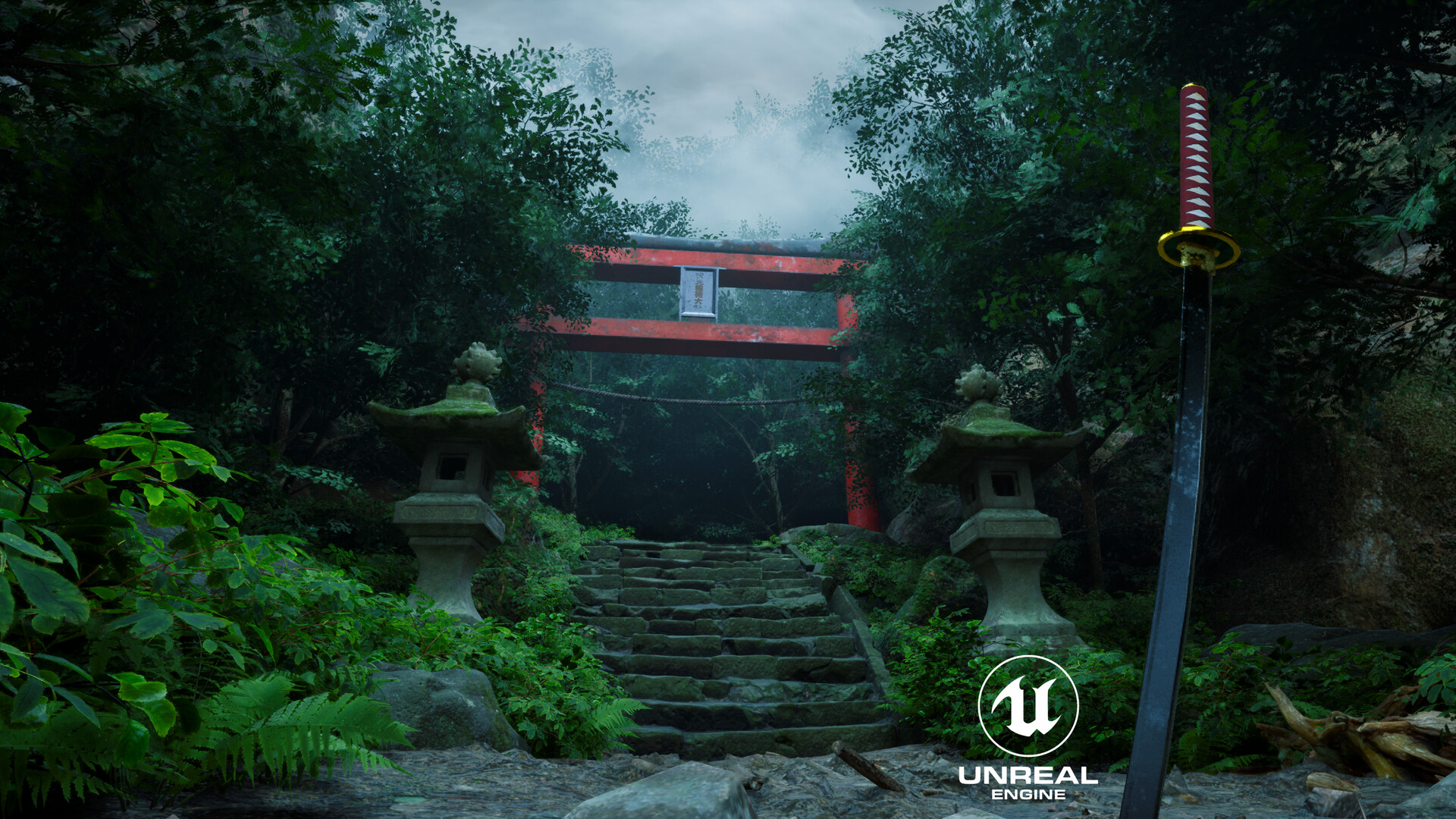 ArtStation - UE5-Torii Gate