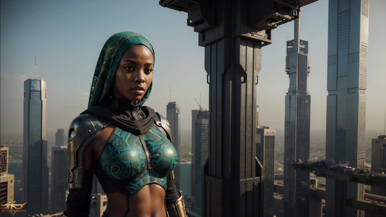 ArtStation - AFRO CYBERPUNK 🦁