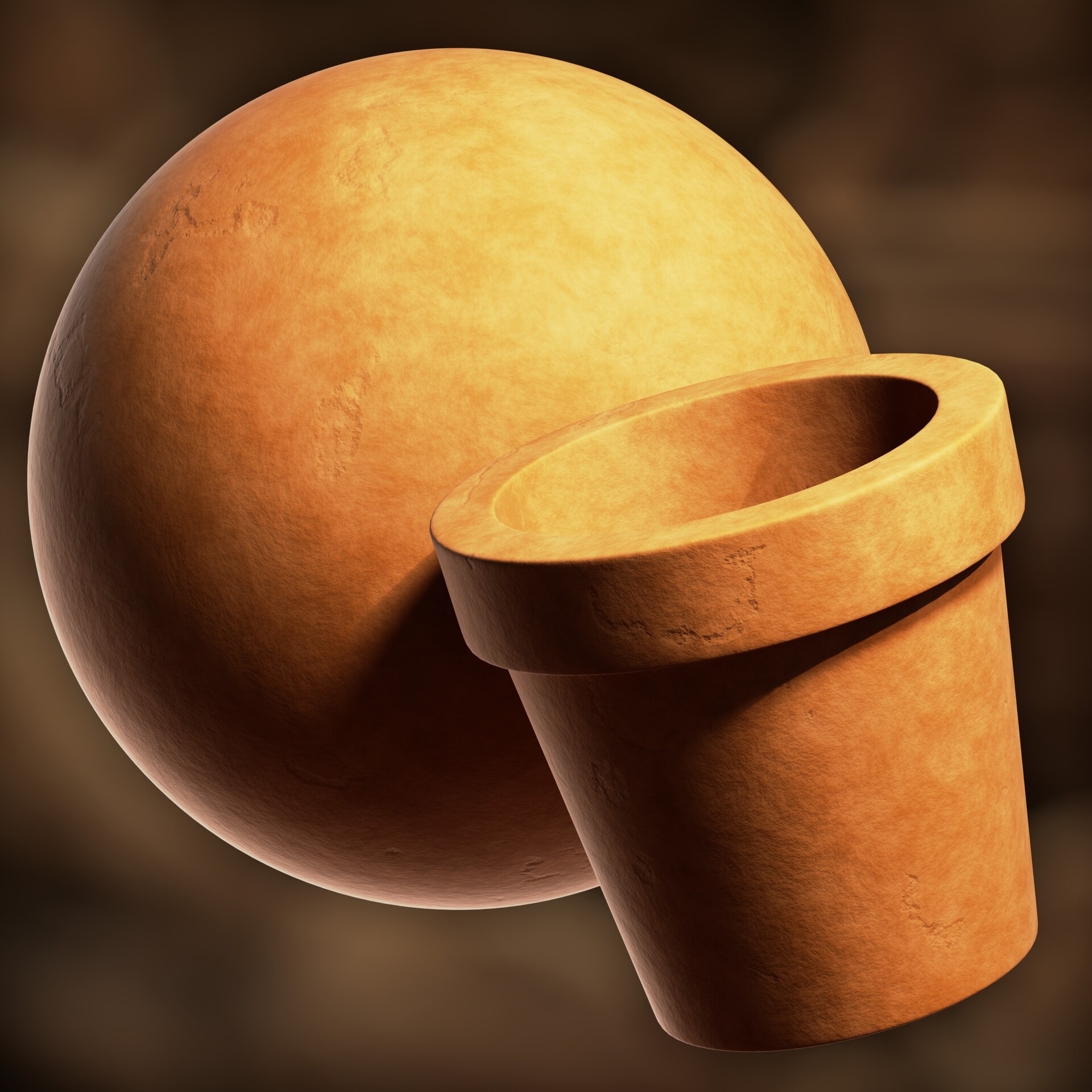 ArtStation - Procedural Dry Clay Material (Blender Tutorial)