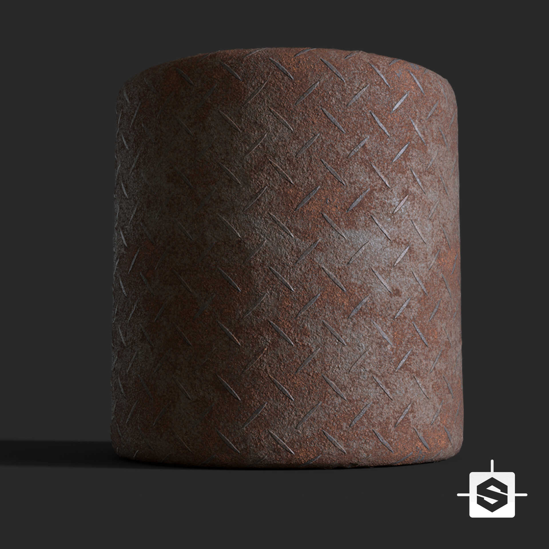 ArtStation - Rusty Plate-Substance Designer