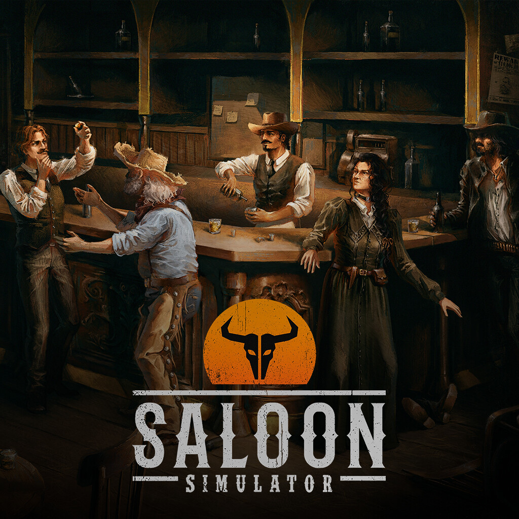 ArtStation - Saloon Simulator Main Menu Illustrations
