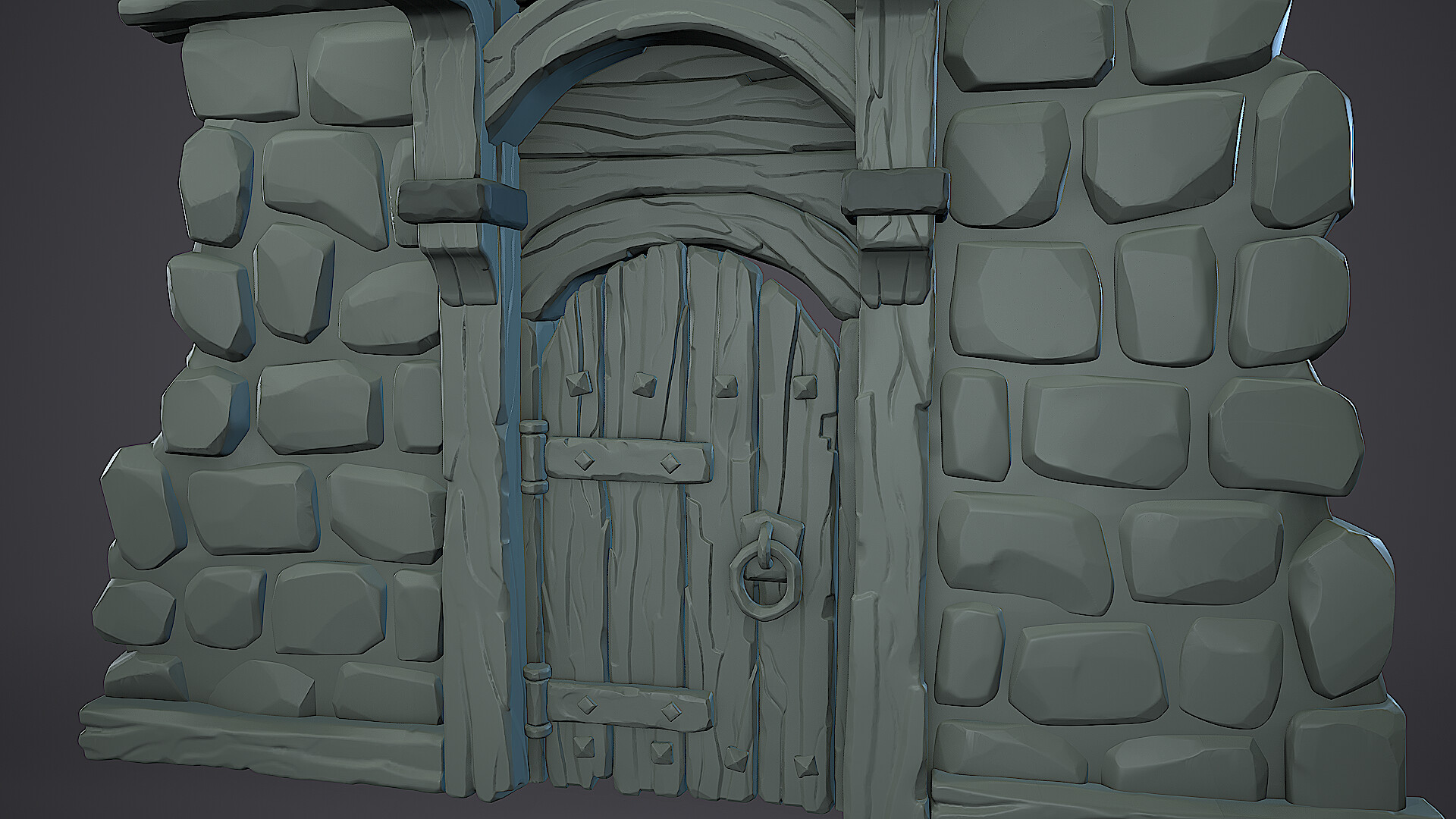 ArtStation - Stylized Door