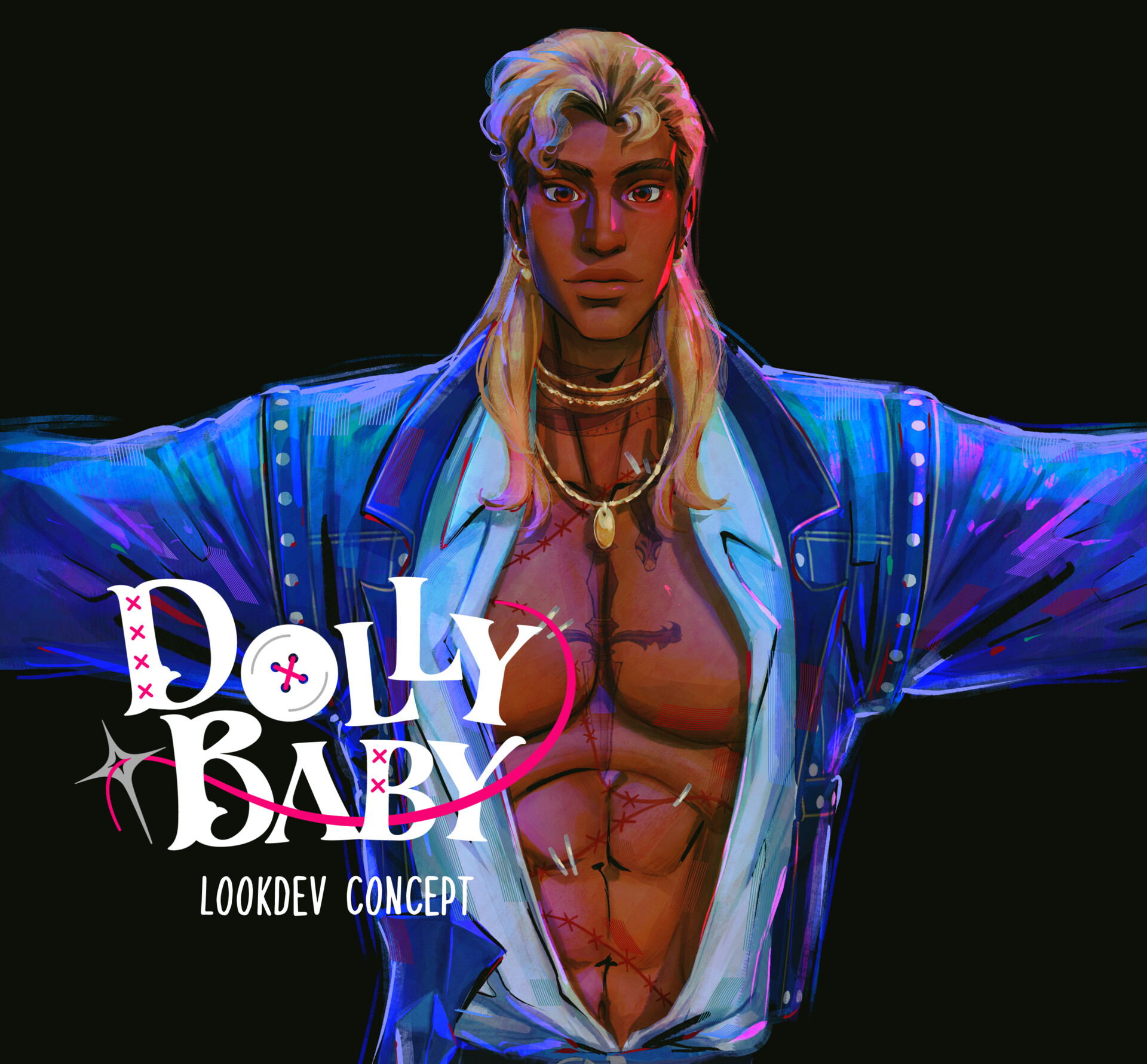 ArtStation - 'DOLLY BABY - Rhythm & Flesh ' Thesis Short-film - Lookdev Concept