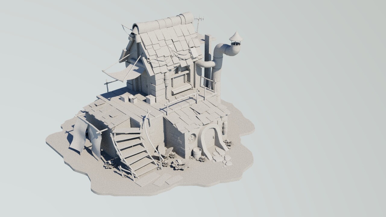 ArtStation - 3D Model House