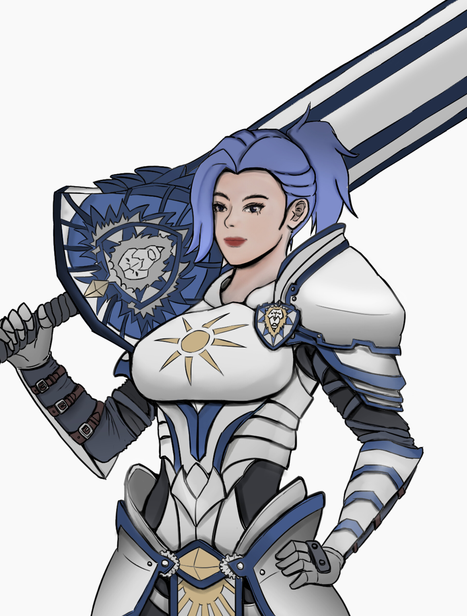 ArtStation - Knight Commander - Character Design