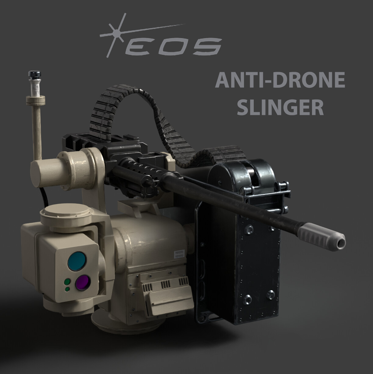 ArtStation - EOS Slinger Anti-Drone Weapon