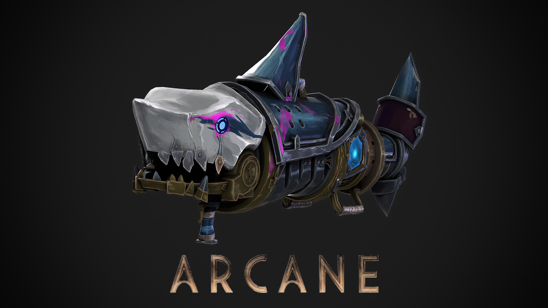 ArtStation - ARCANE - JINX FISH BONES FanArt