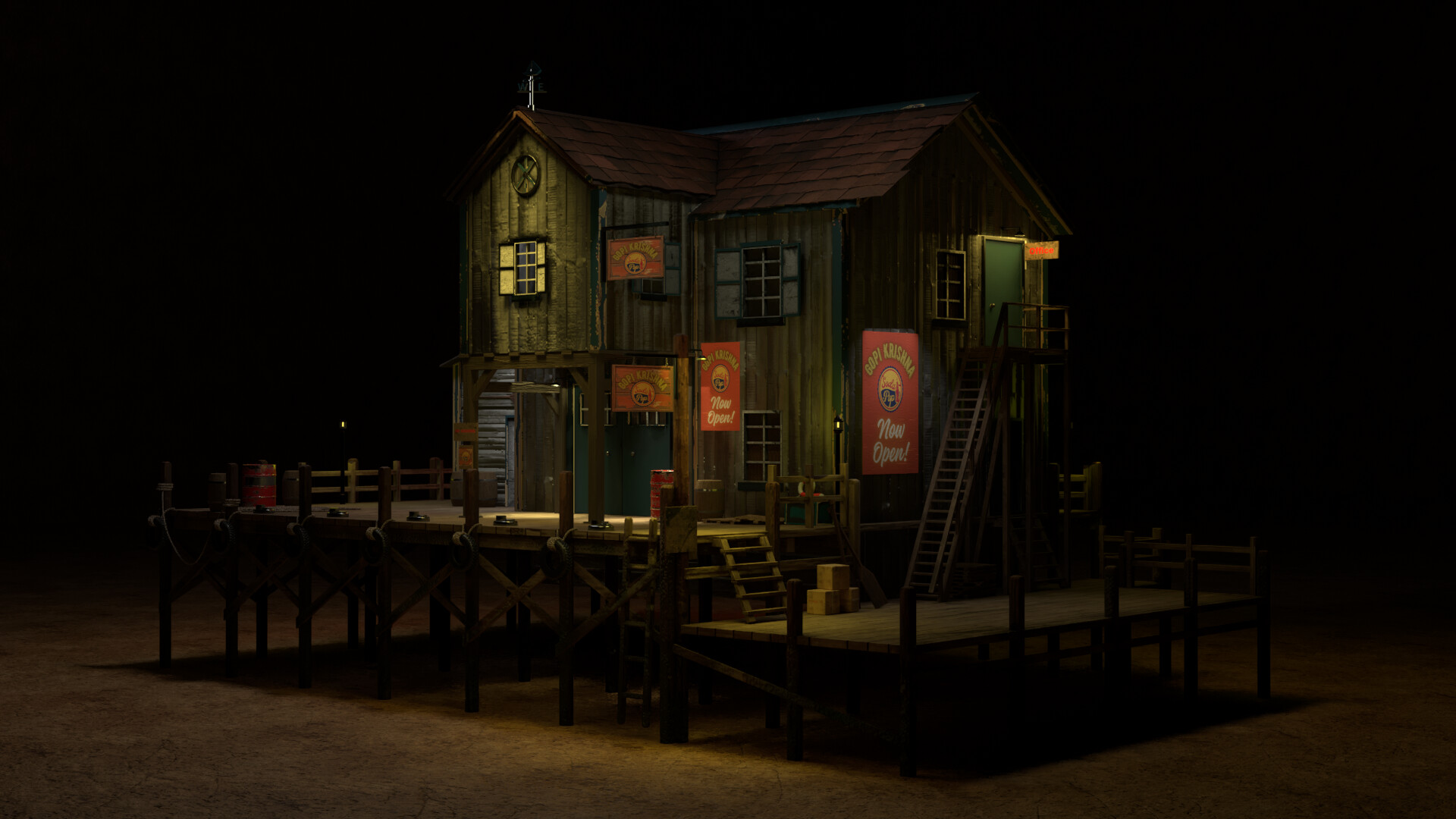 ArtStation - SEA HOUSE [ AUTODESK MAYA ]