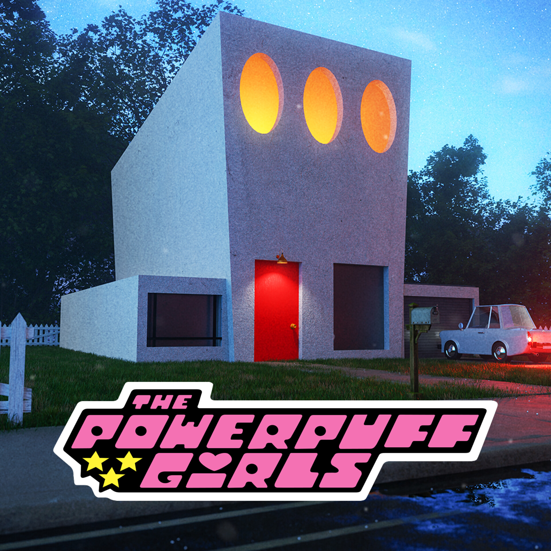 ArtStation - The Powerpuff Girls' House – 3D Recreation