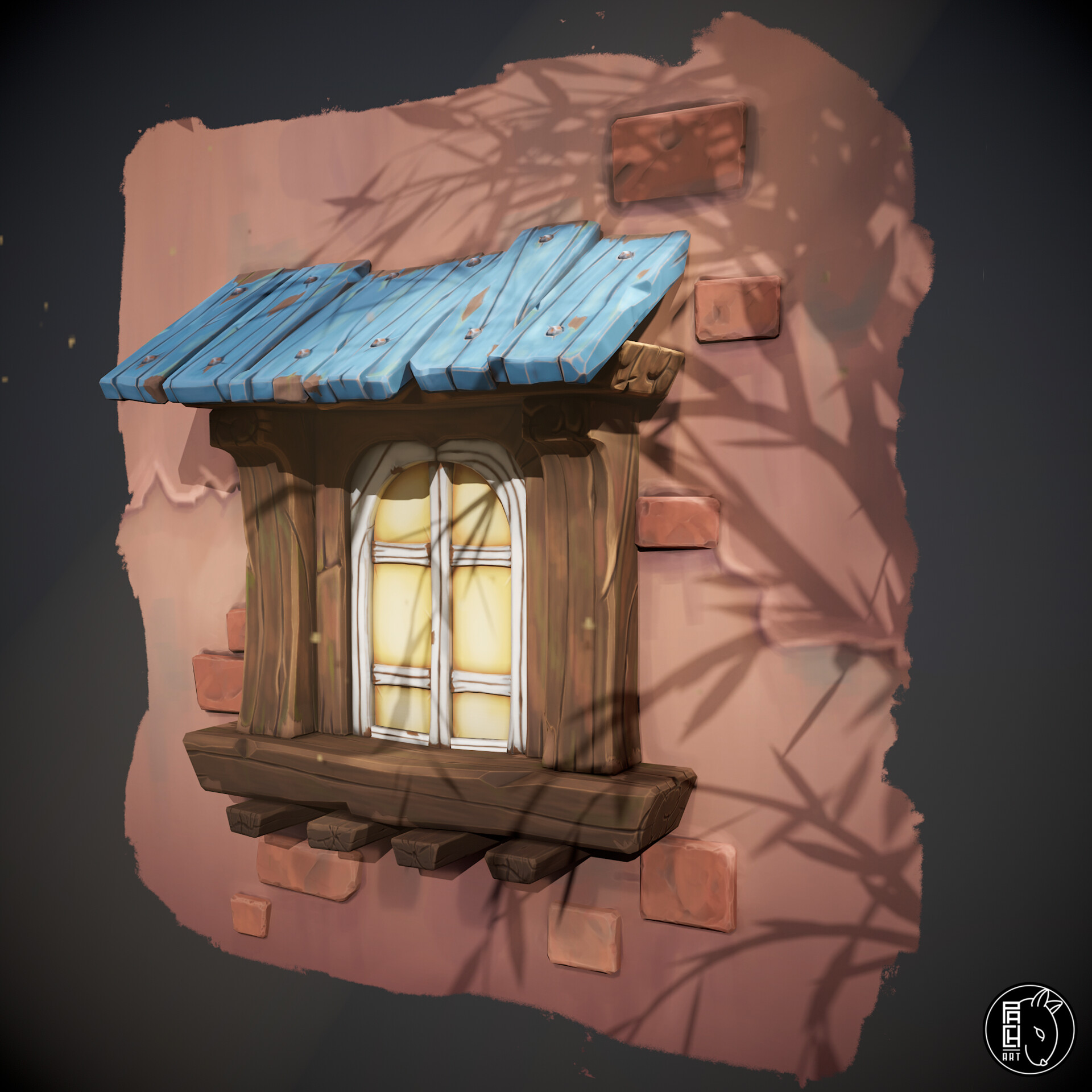 ArtStation - Stylized window