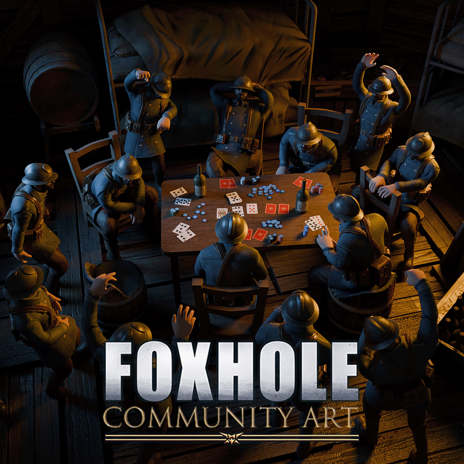 ArtStation - Foxhole Fan Art - Party Night