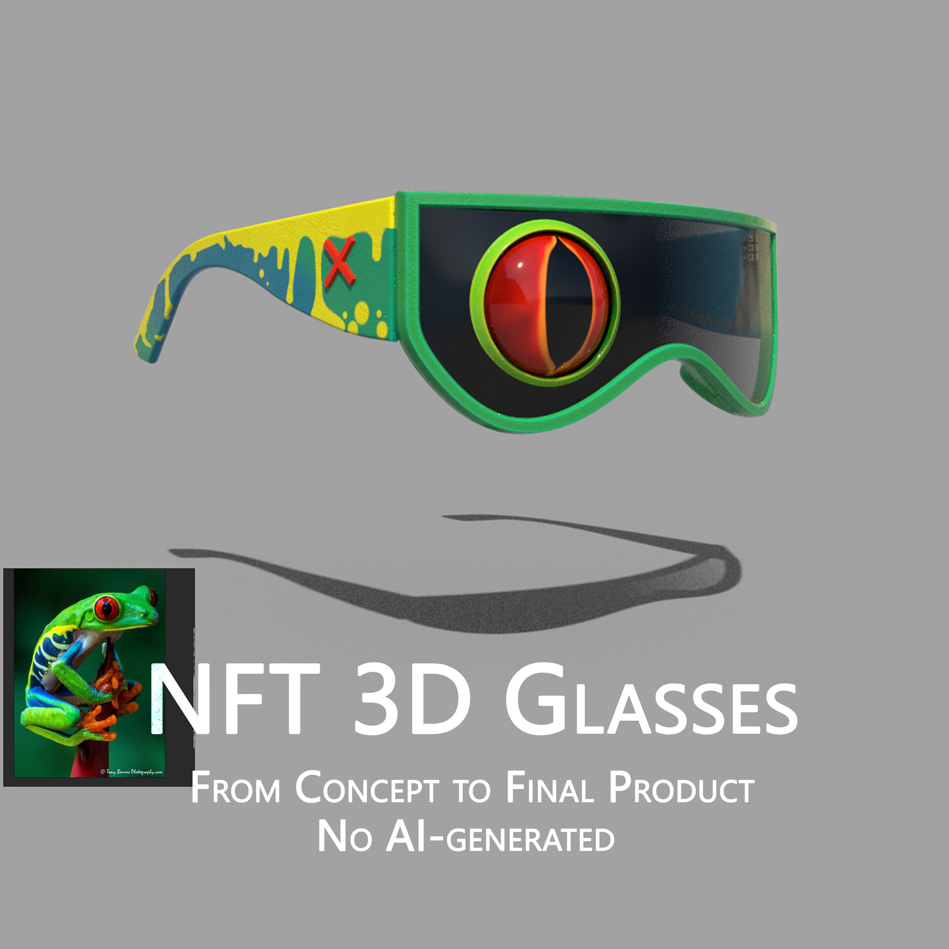 ArtStation - NFT 3D Glasses - From Concept to Final Product