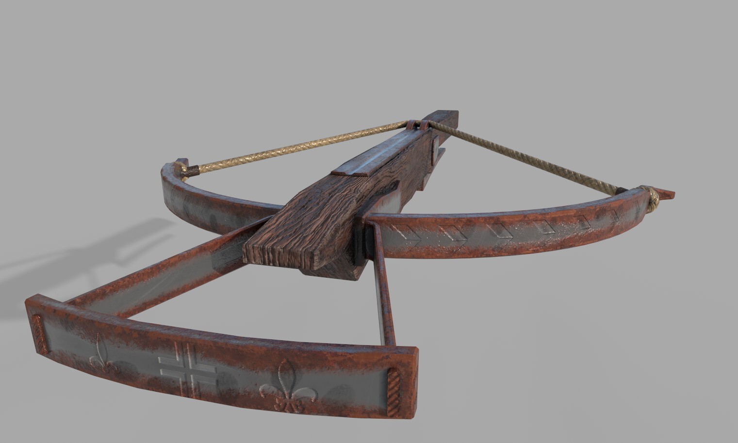 ArtStation - Medieval Crossbow Model