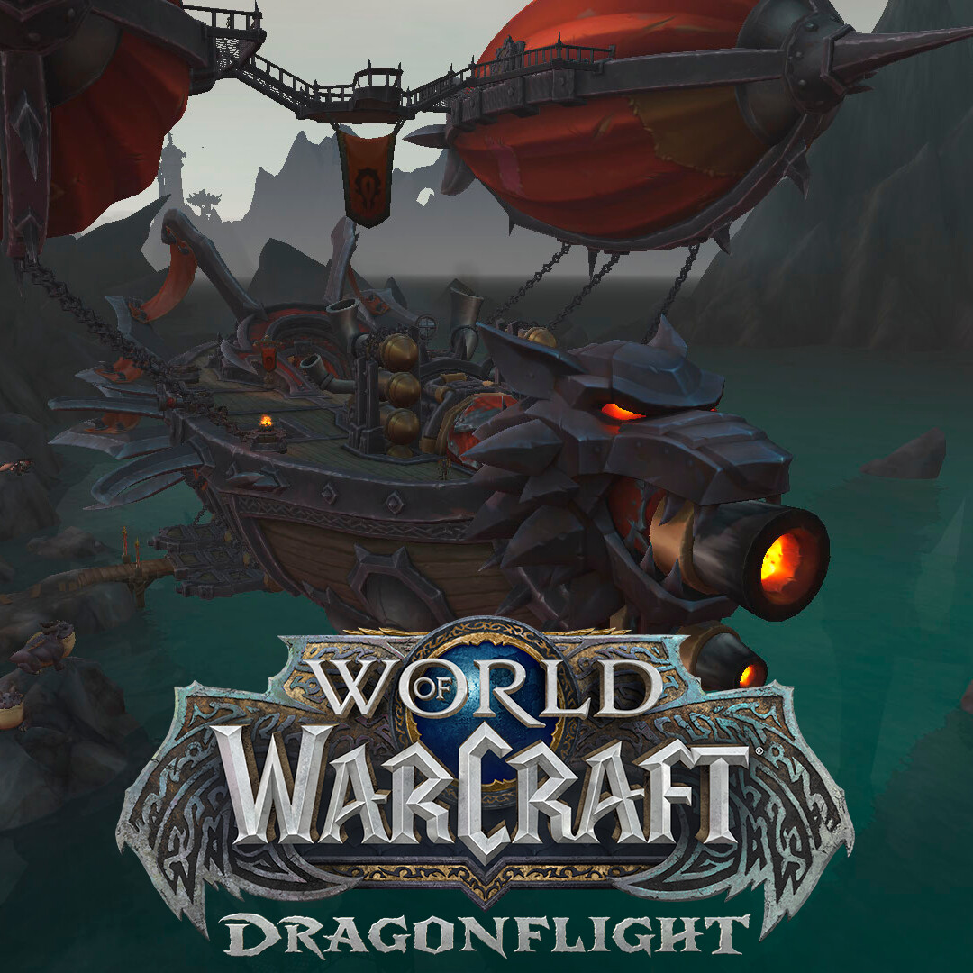 ArtStation - World of Warcraft - Dragonflight - Horde Gunship