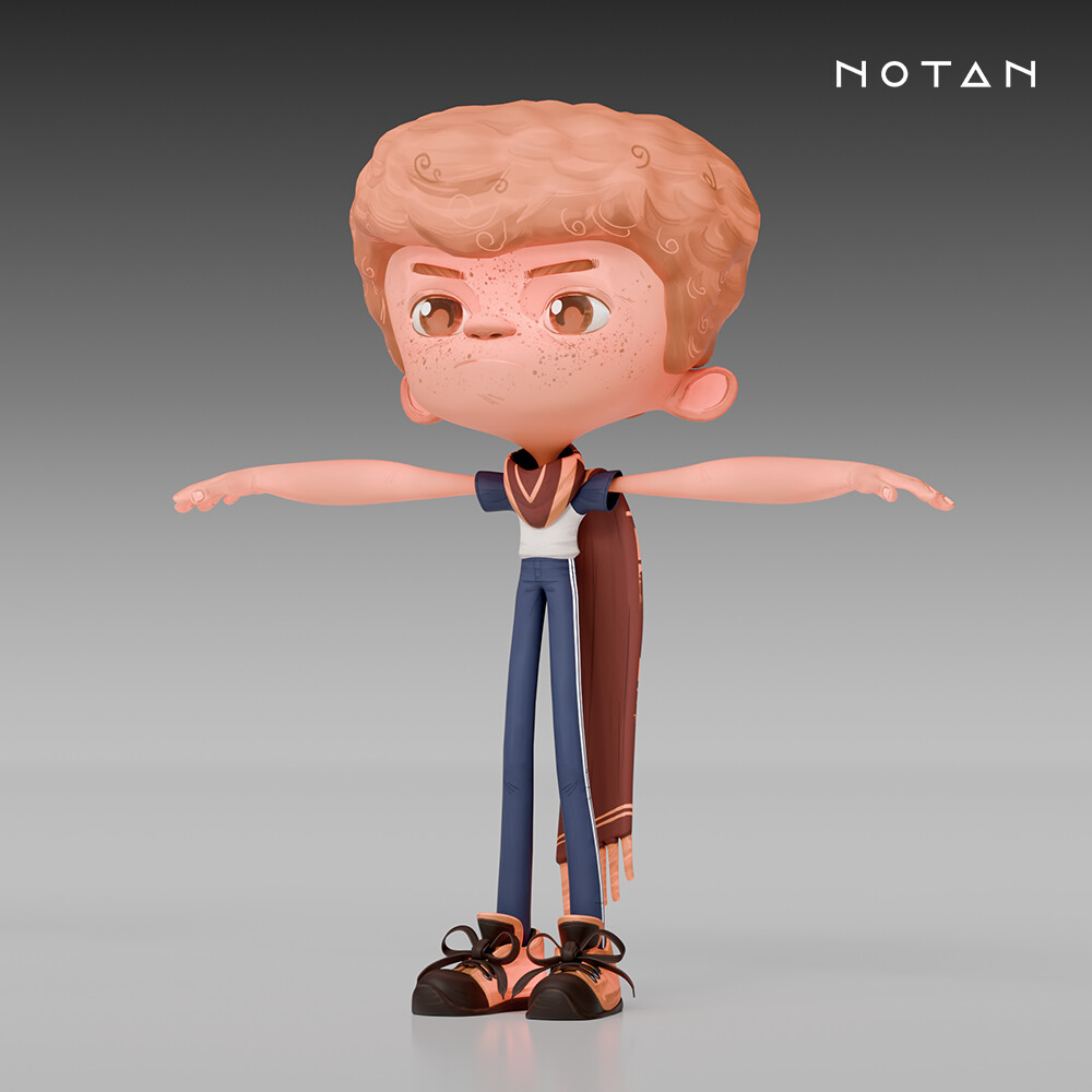 ArtStation - Menino Mico-leão - Character Modeling