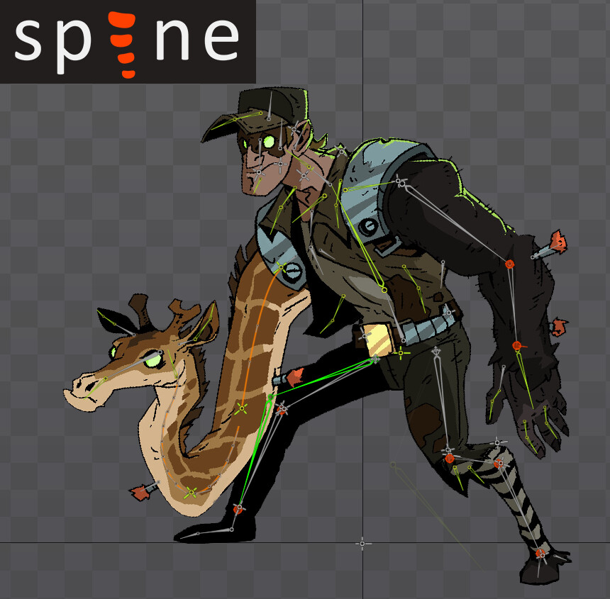 ArtStation - Zoo-creeper Rig