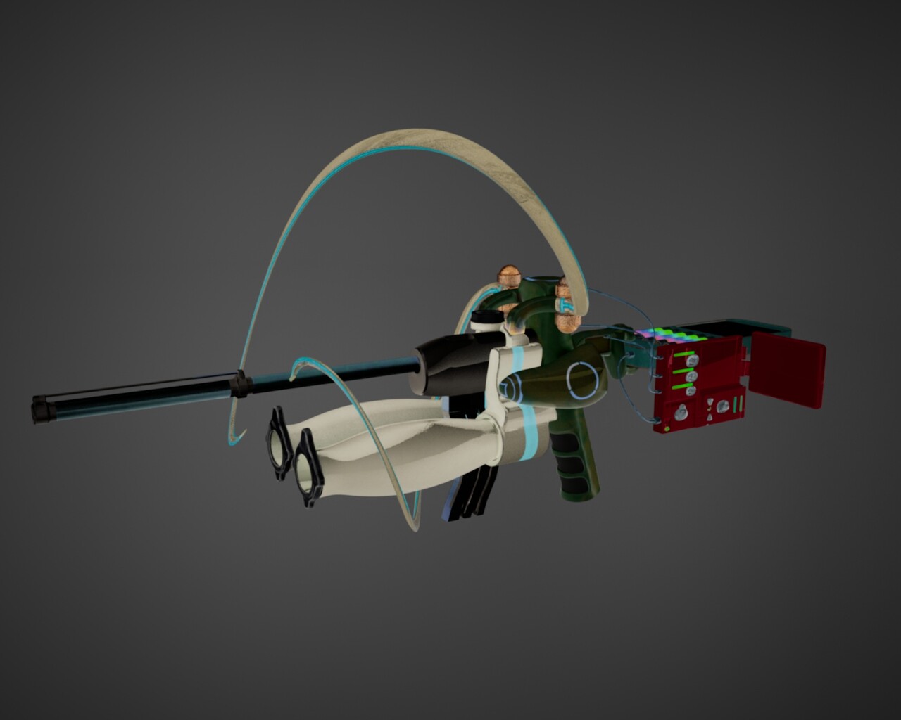 ArtStation - Sci-Fi Energy Rifle – Futuristic Weapon Design