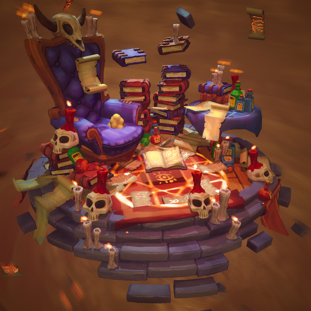 ArtStation - Wizard's Library