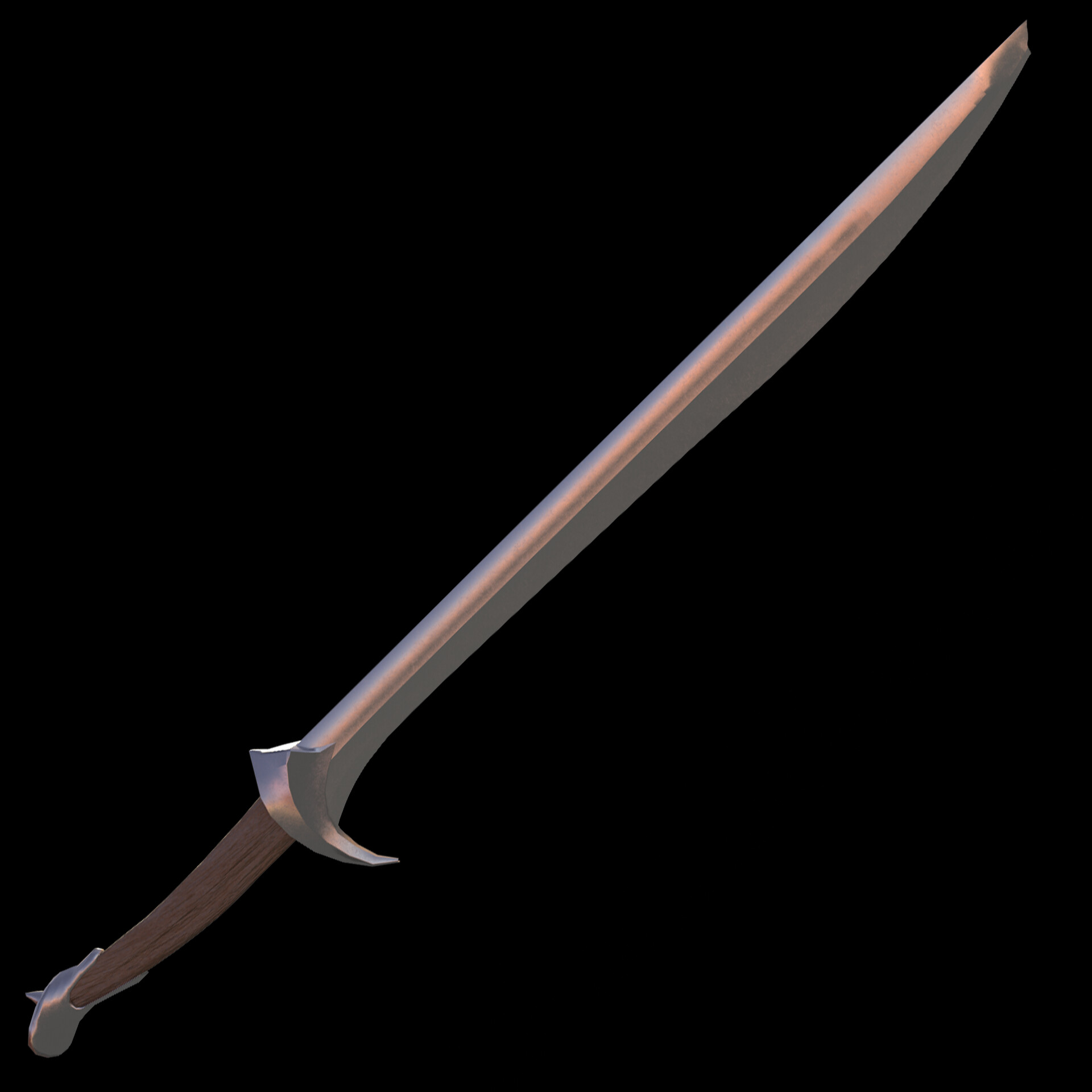 ArtStation - Low-Poly 'Orcist' Sword