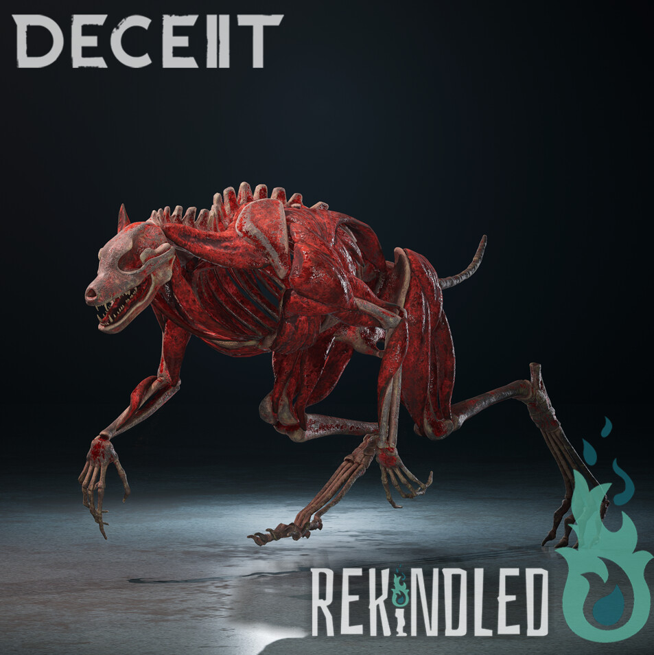 ArtStation - Deceit 2 Skeletal Werewolf Terror