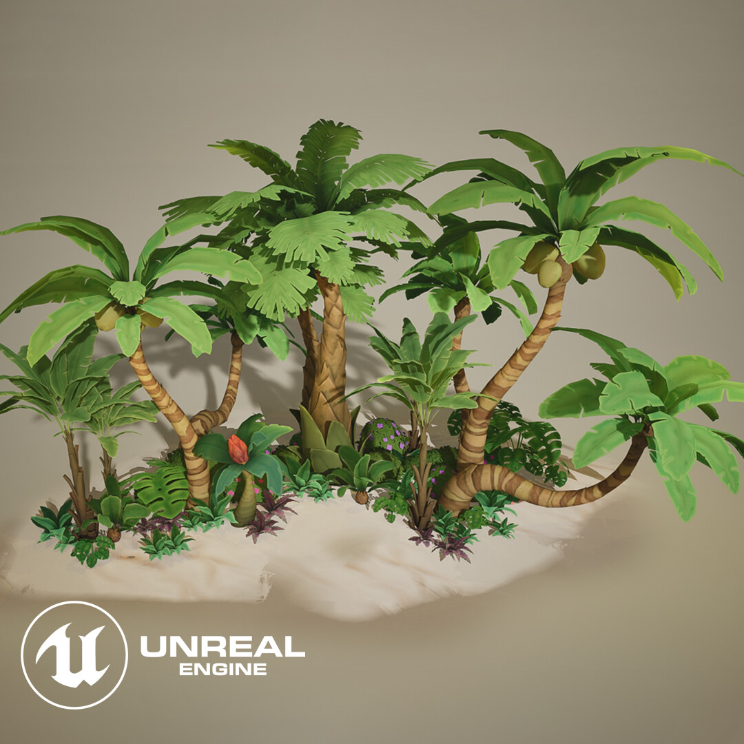 ArtStation - Tropical Foliage (Unreleased Project)