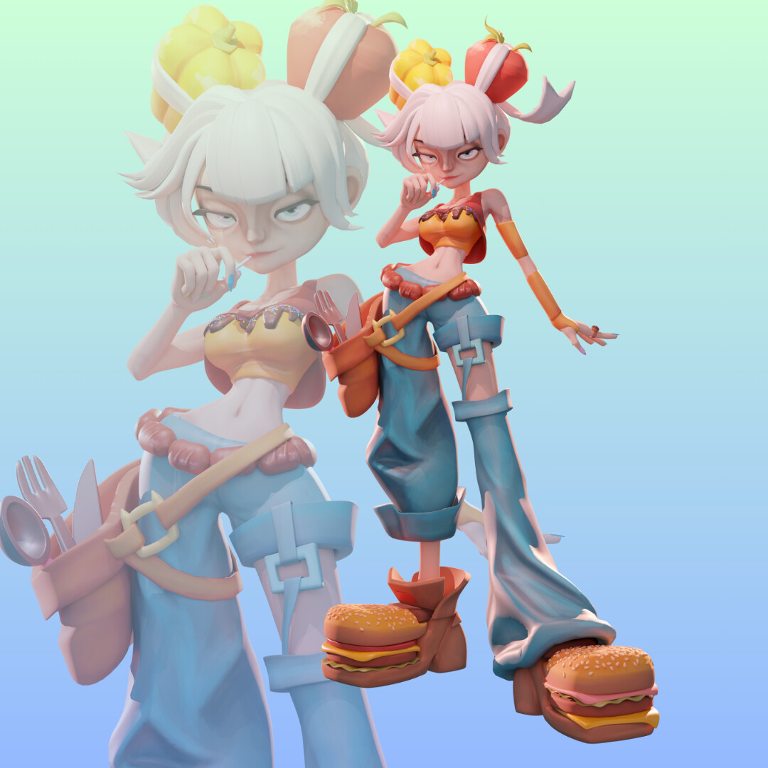 ArtStation - Foodie 3D