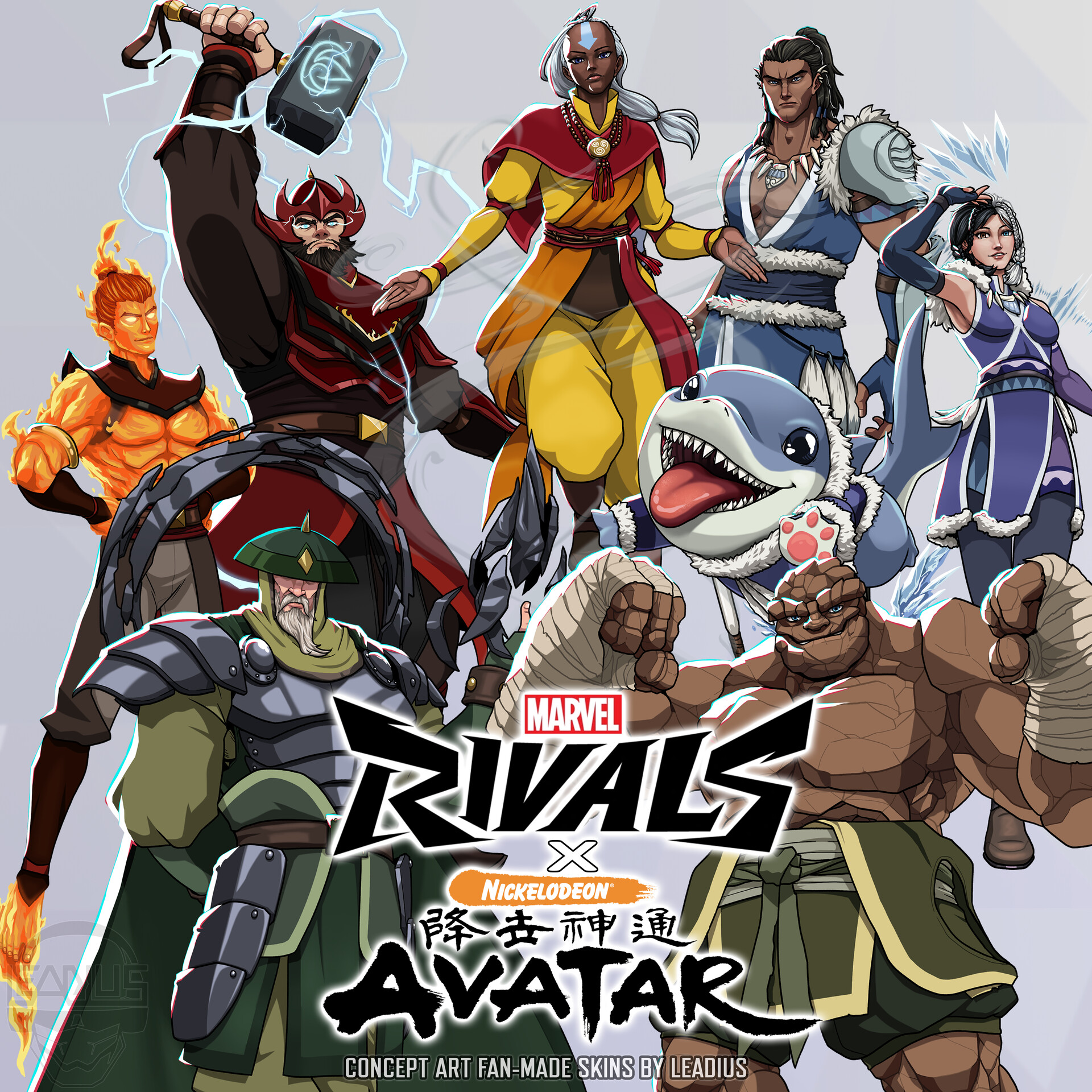 Leadius - Marvel Rivals X Avatar - Heroes in the Avatar Universe ...
