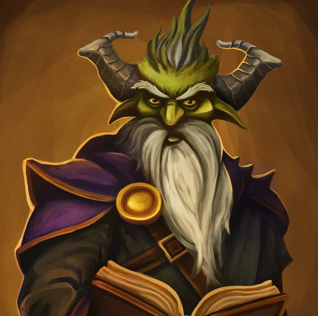 ArtStation - old goblin mage