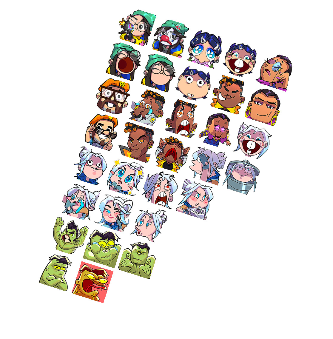 ArtStation - Emoji Dump - Valorant, Marvel Rivals and Dragon Ball Z