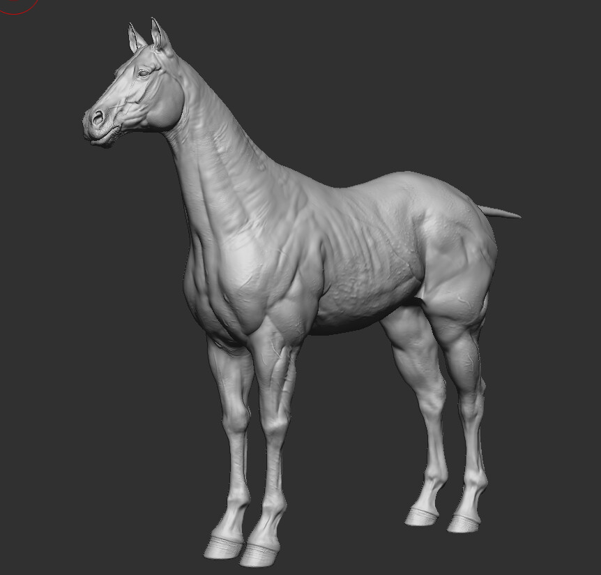ArtStation - Horse sculpt