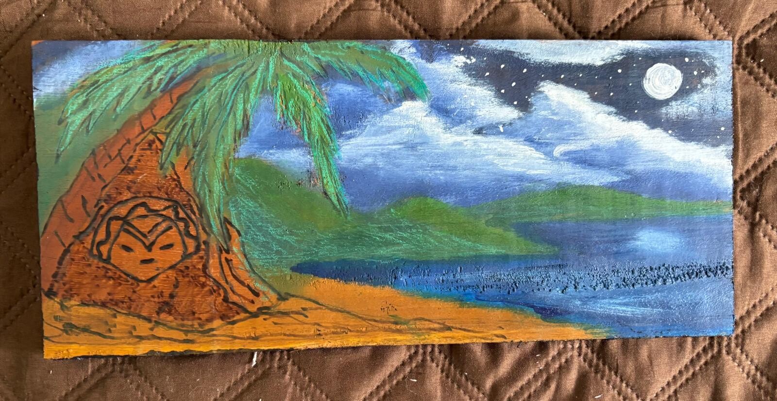 ArtStation - pirograbado de Puerto Rico 5