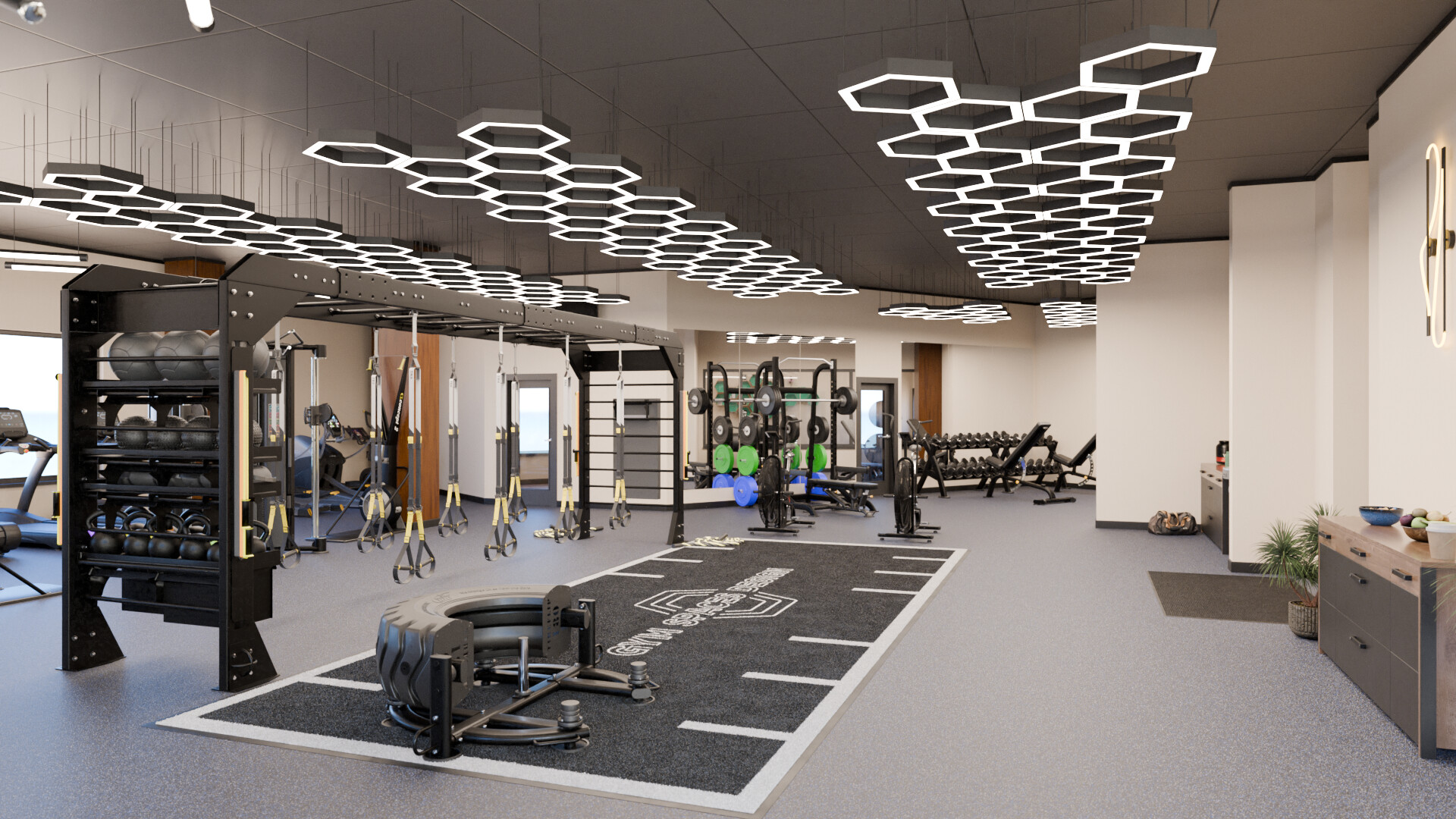 ArtStation - Fitness and Wellness Spaces, GSD
