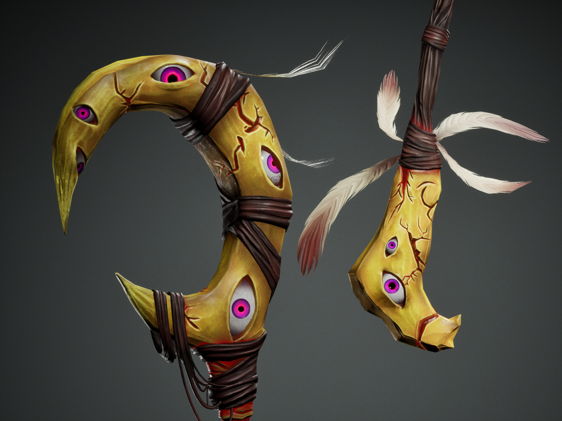 ArtStation - Trapped Angel Weapon