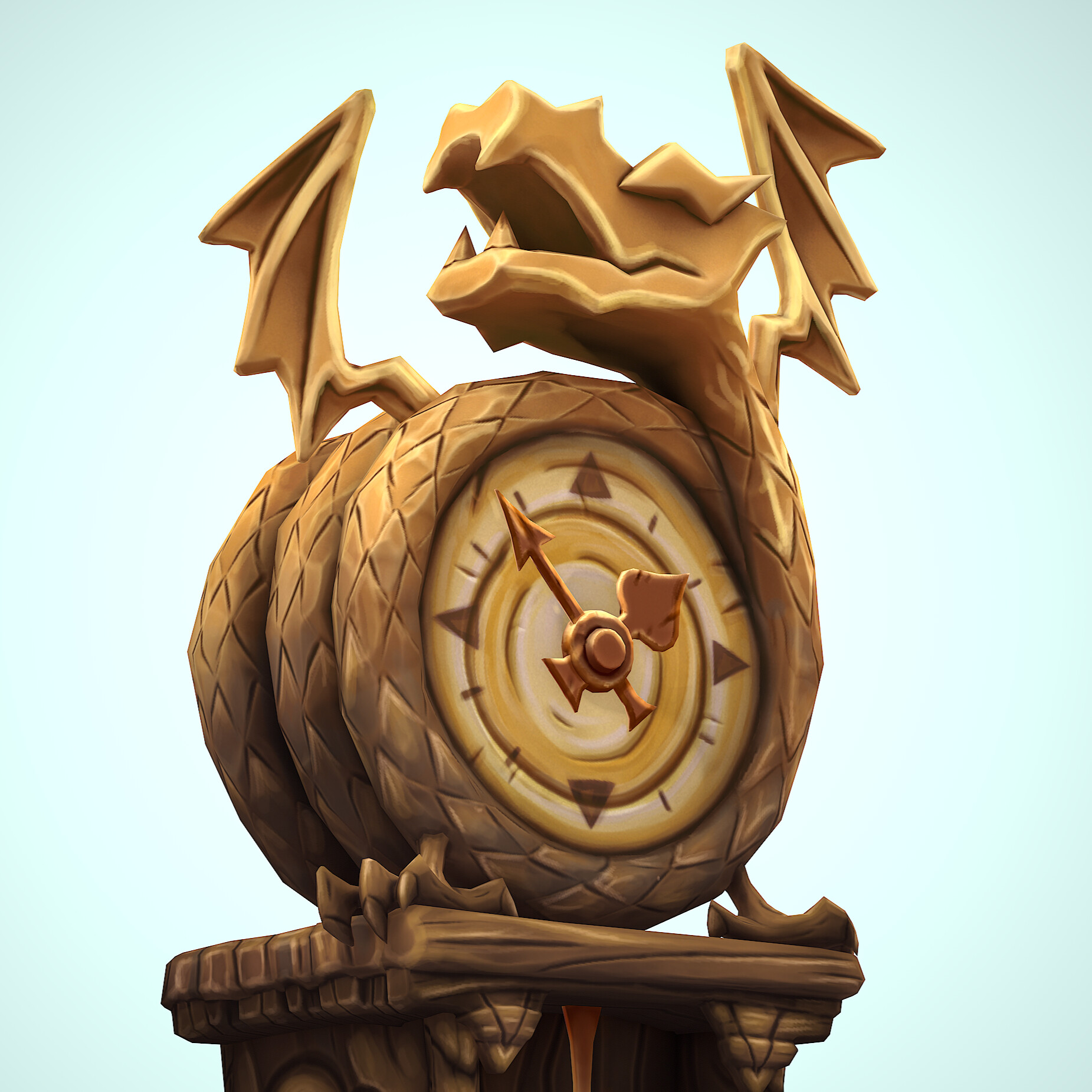 ArtStation - Wyvern Clock
