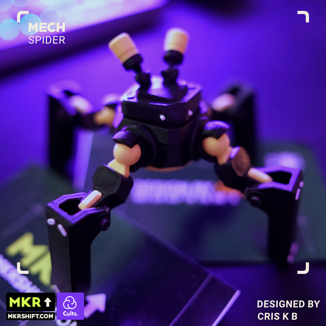 ArtStation - ARTICULATED MECH SPIDER - UNIT 007