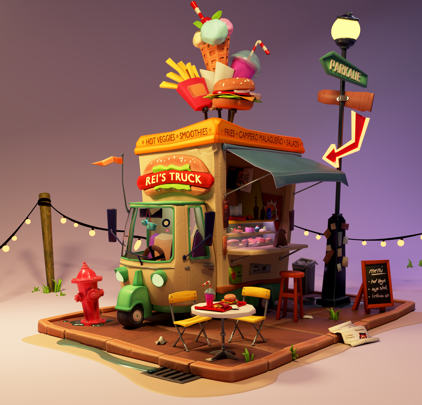 ArtStation - 3D Campero Truck