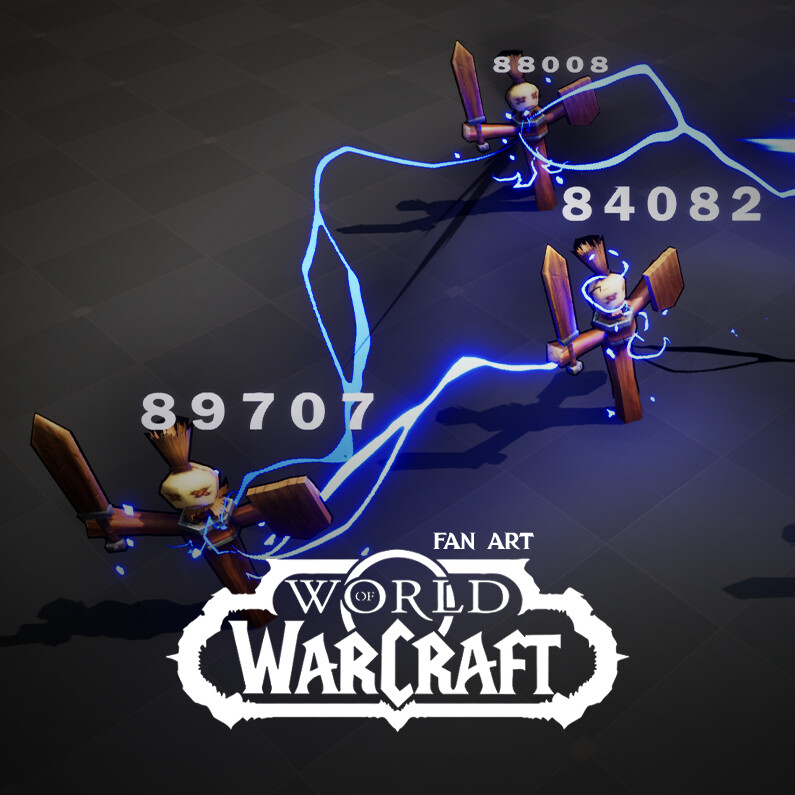 ArtStation - Shaman Chain Lightning - UE5 VFX (WoW FanArt)