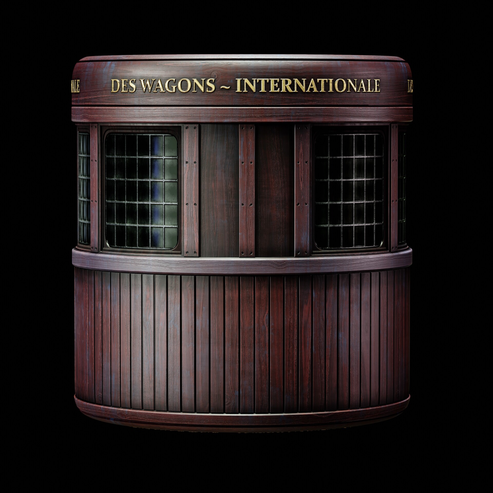 Alex Luna Garvin - Train Car - Material