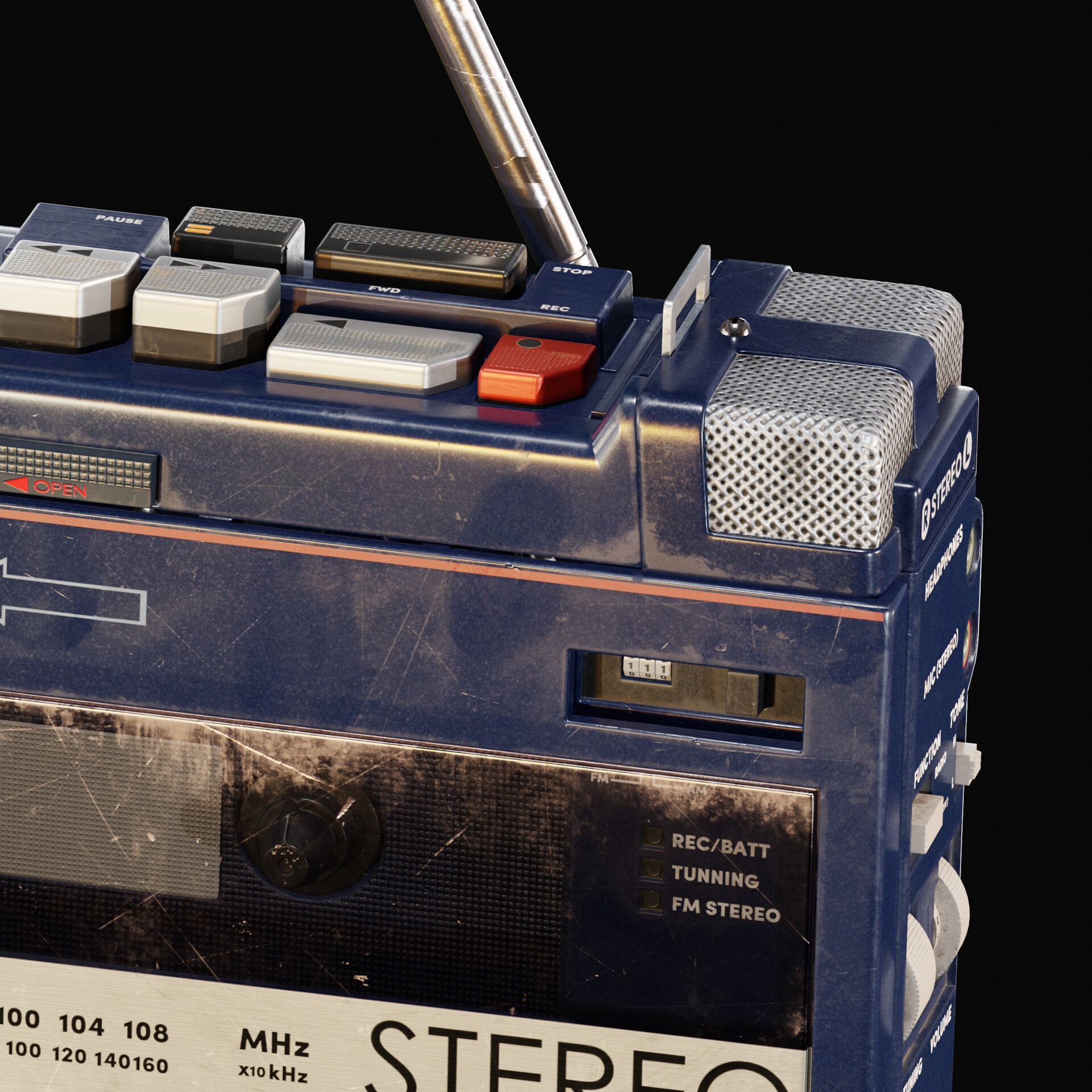 ArtStation - Prop Radio Sony WA-55 FM/AM