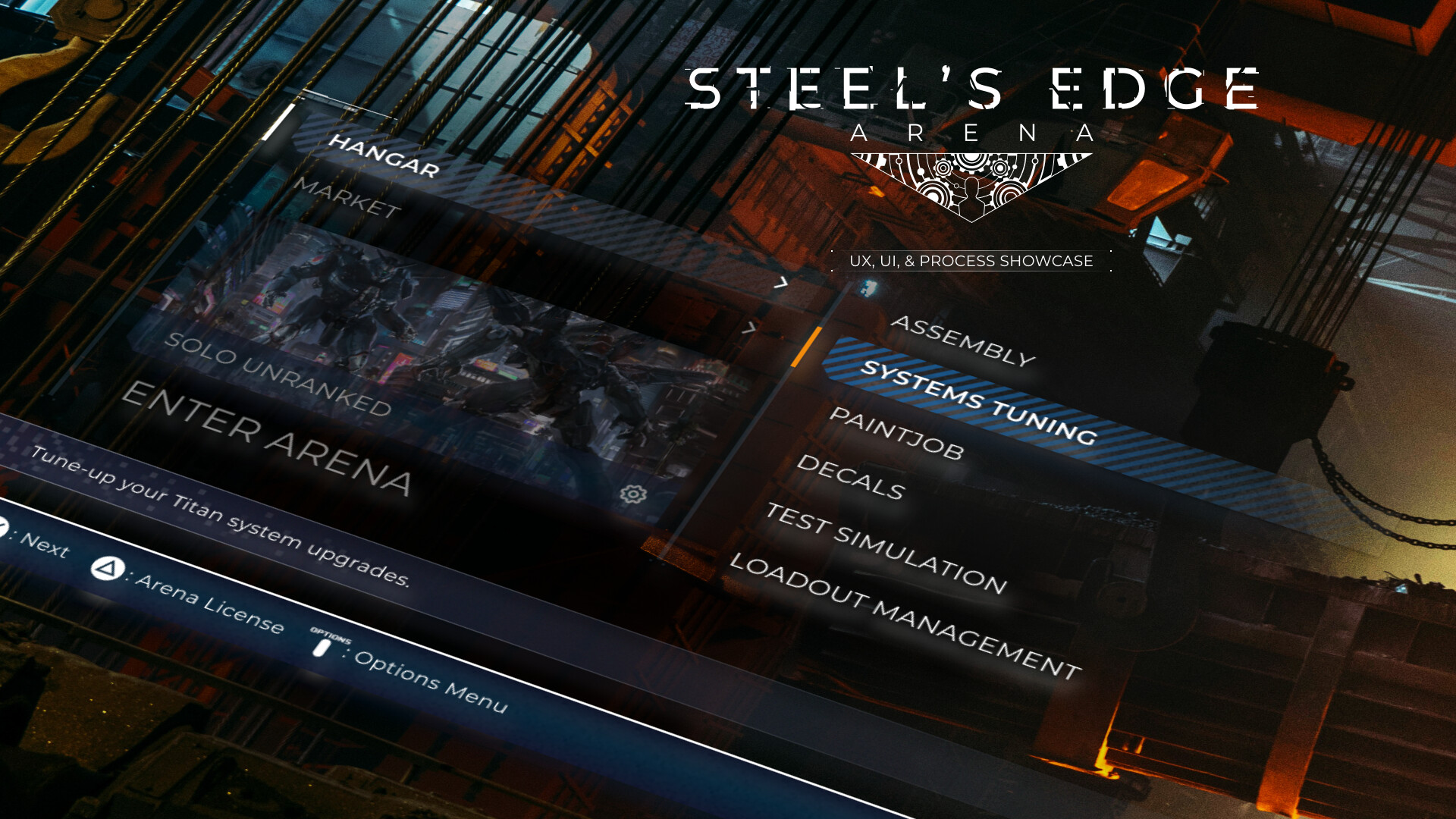 ArtStation - Steel's Edge Arena - UI Showcase