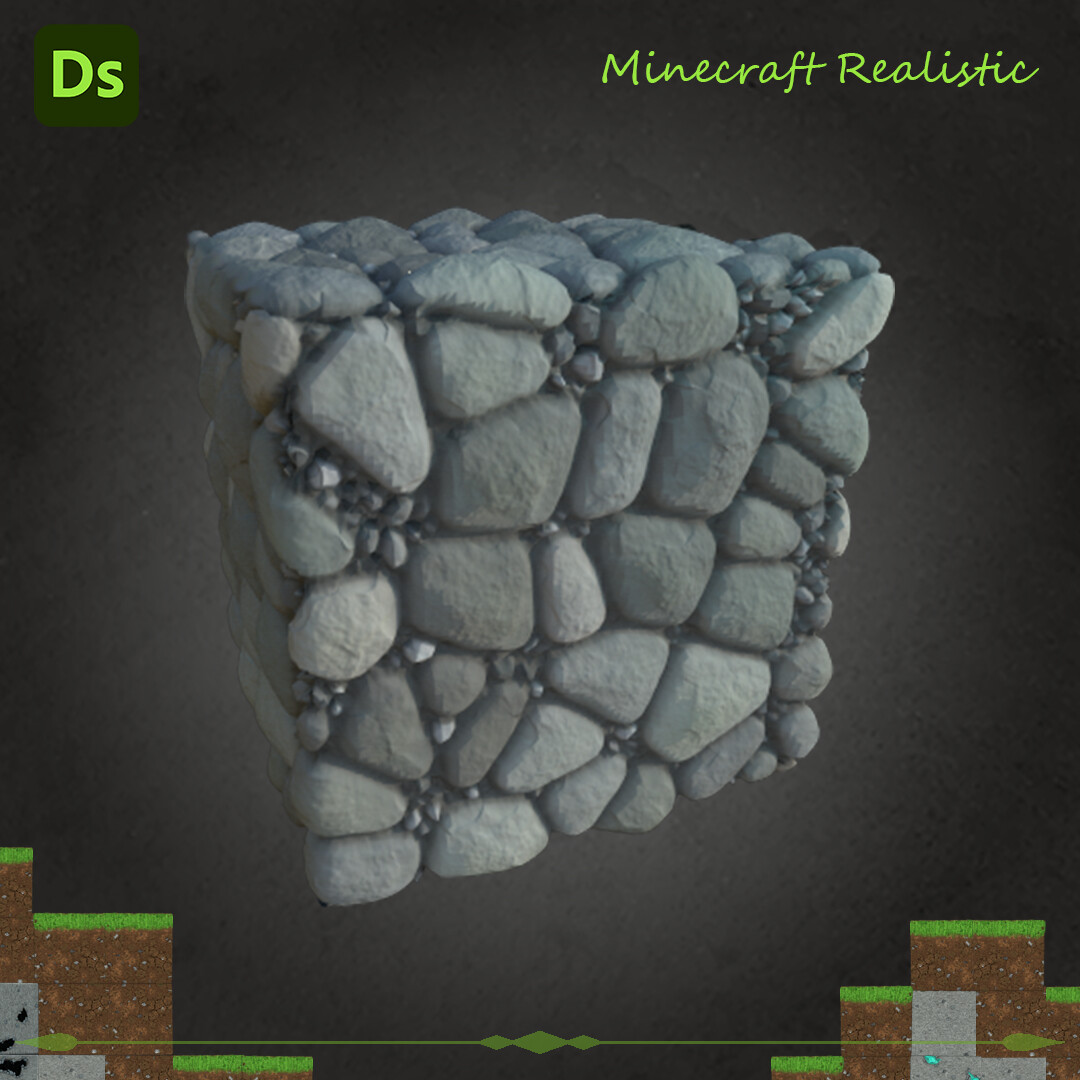 ArtStation - Realistic Minecraft Textures