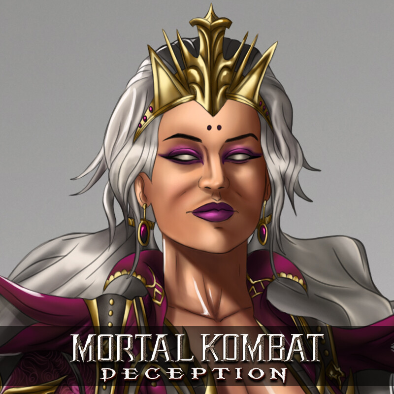 ArtStation - Sindel MK: Deception alt. redesign (MK1)