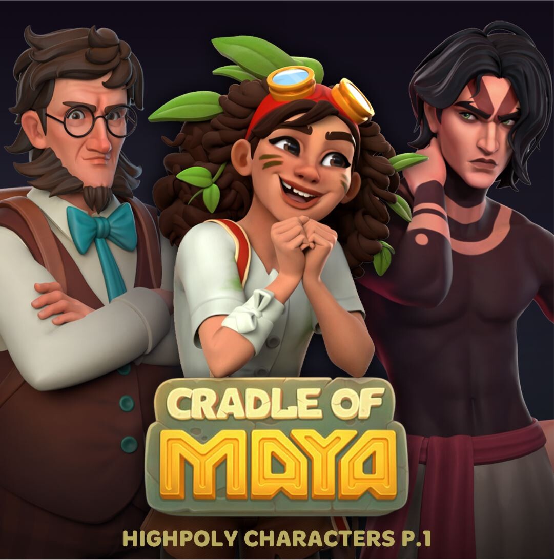 ArtStation - Cradle Of Maya: Highpoly Characters P.1