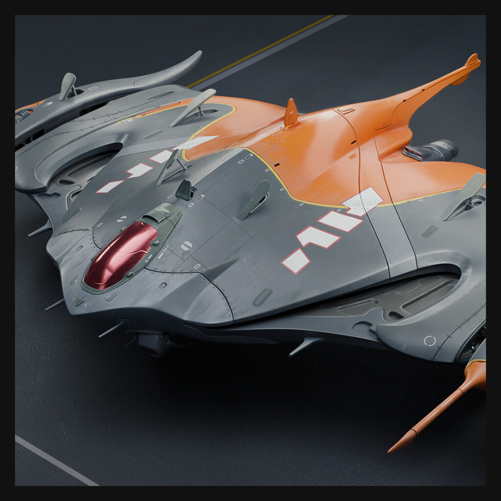 ArtStation - Stingray Aircraft [Blender]