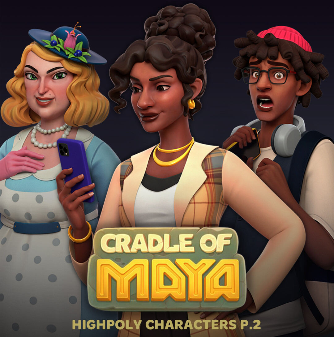 ArtStation - Cradle Of Maya: Highpoly Characters P.2