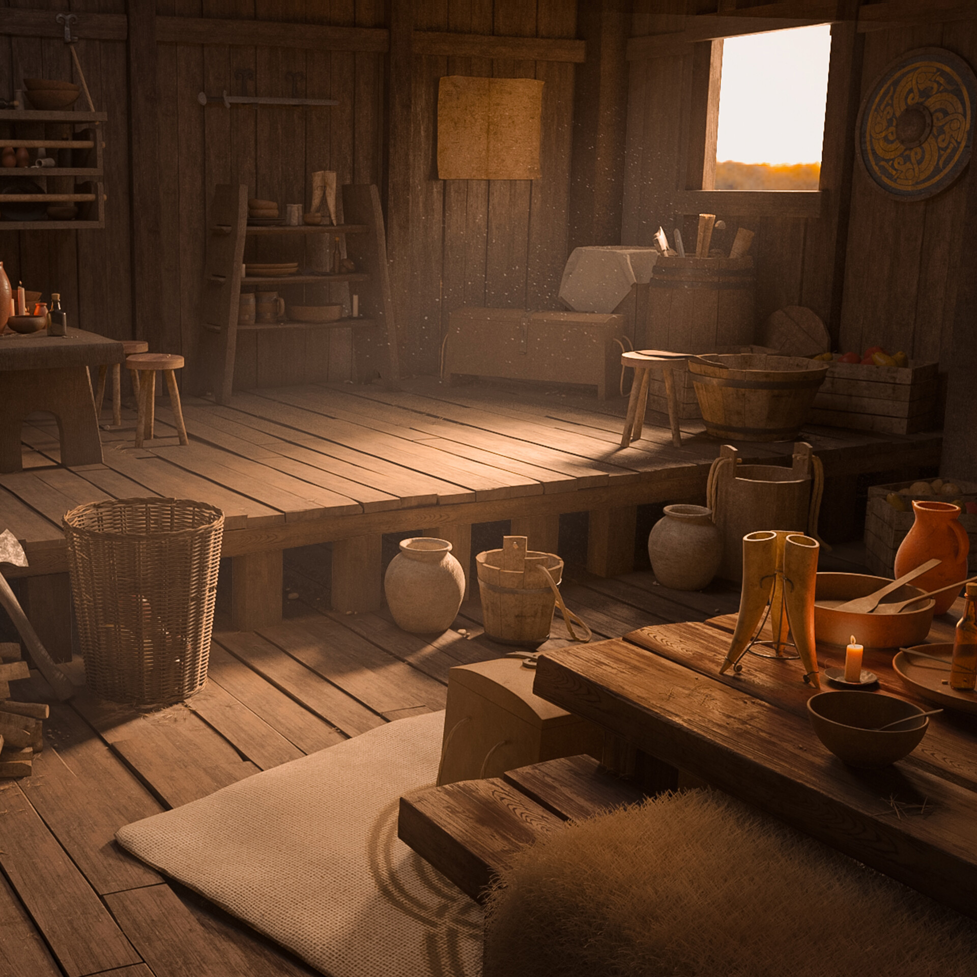 ArtStation - Viking Interior