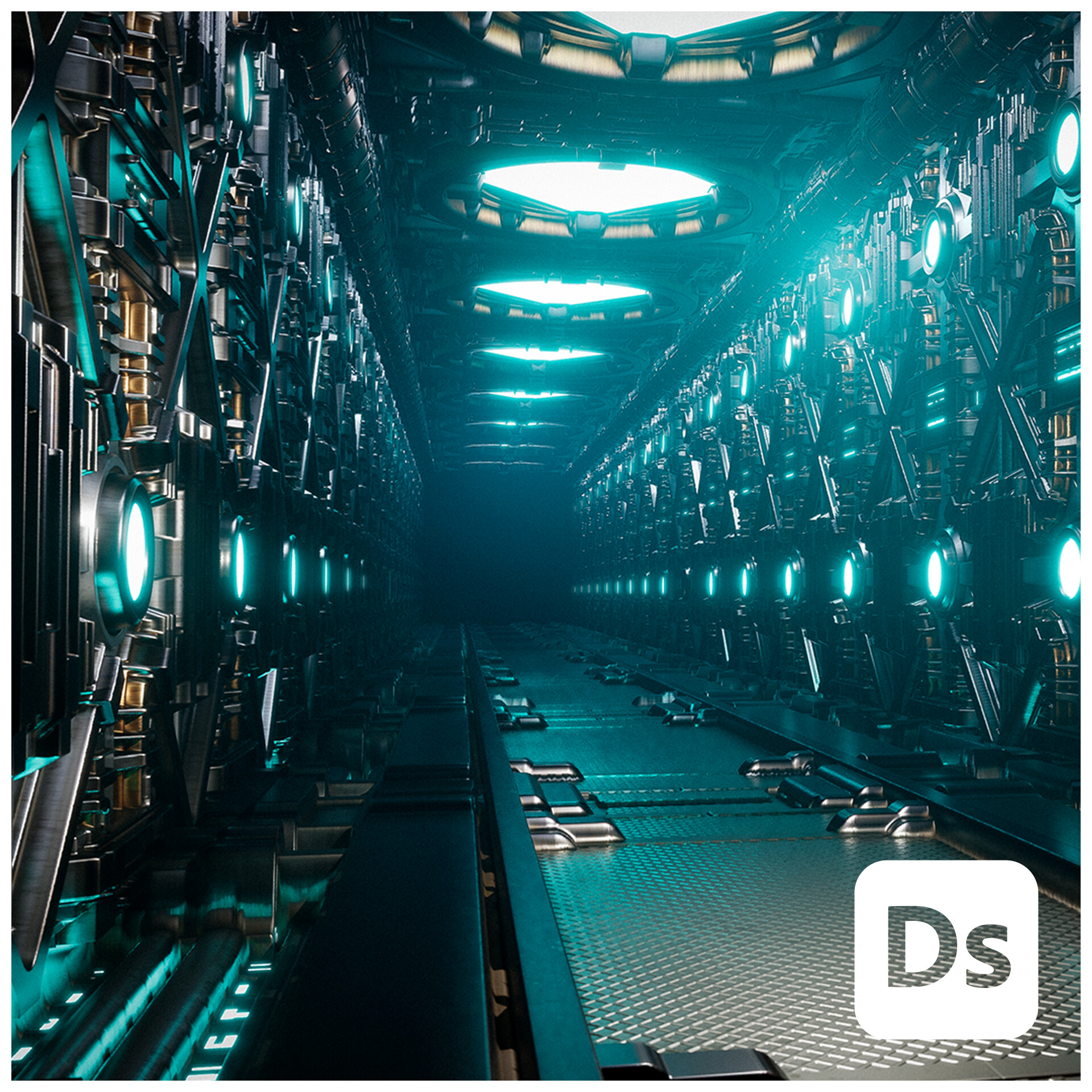 ArtStation - Scifi Panels - Substance Designer materials