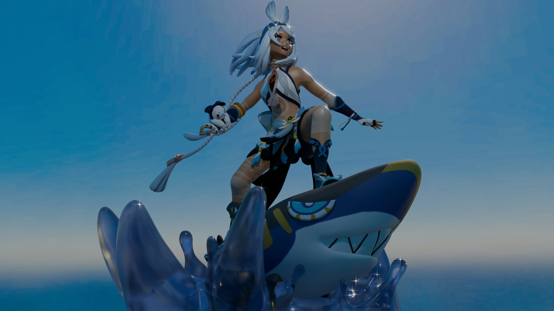 ArtStation - Mualani 3D Printable (From Genshin Impact)