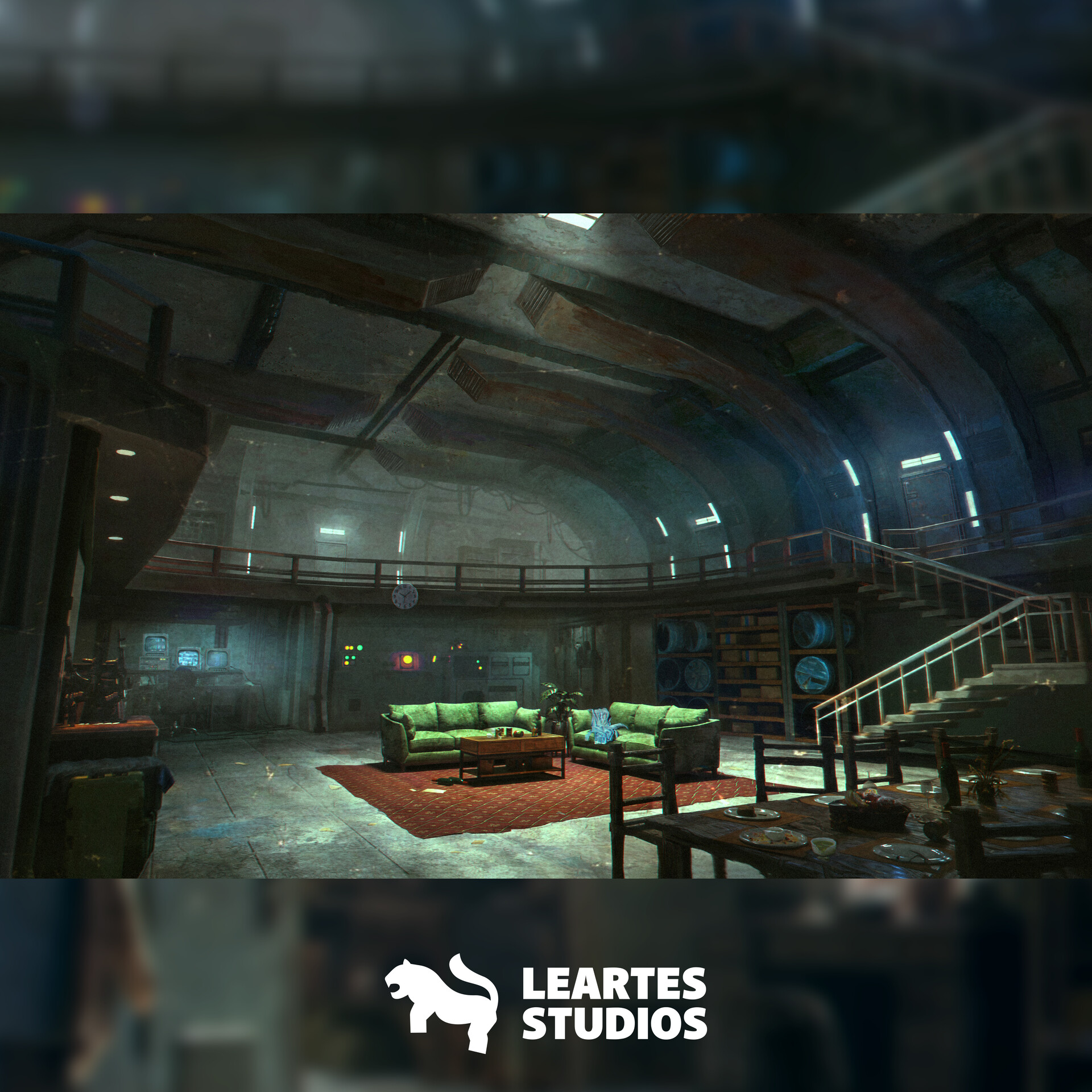ArtStation - Cold War Underground Bunker