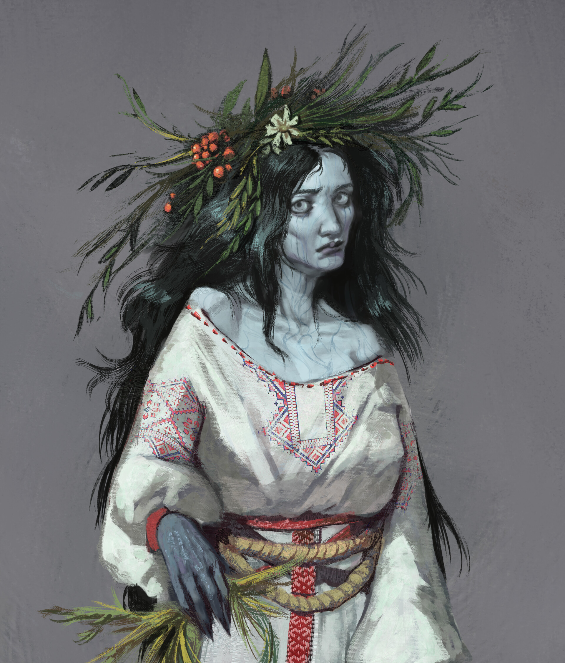 ArtStation - Slavic Mermaid concept